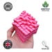 Pink Flexi Grid Fidget Toy - 3D Printed Stress Relief, Flexible Sensory ...