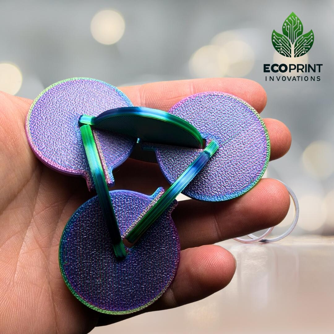 Twister Fidget Toy - Multicolour 3D Printed Sensory Aid for ADHD ...