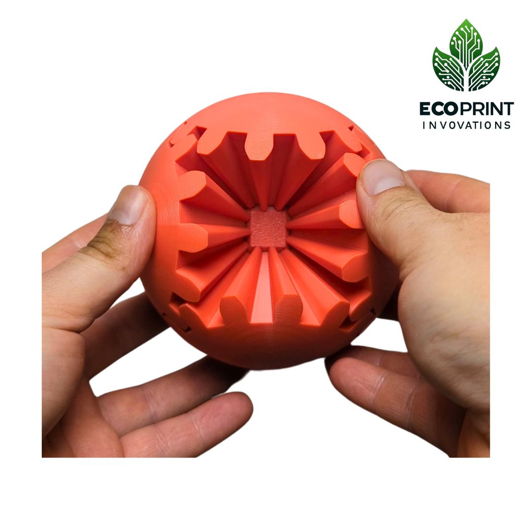 3D Printed Giant Fidget Gear Ball - the Whirling Wonder Stress Reliever ...