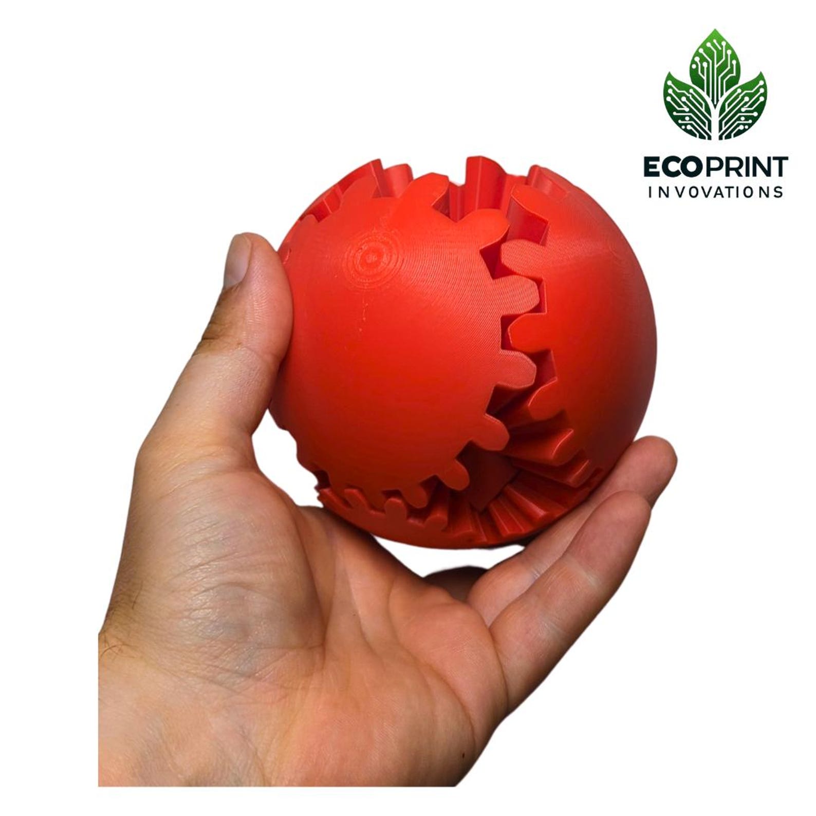 3D Printed Giant Fidget Gear Ball - the Whirling Wonder Stress Reliever ...