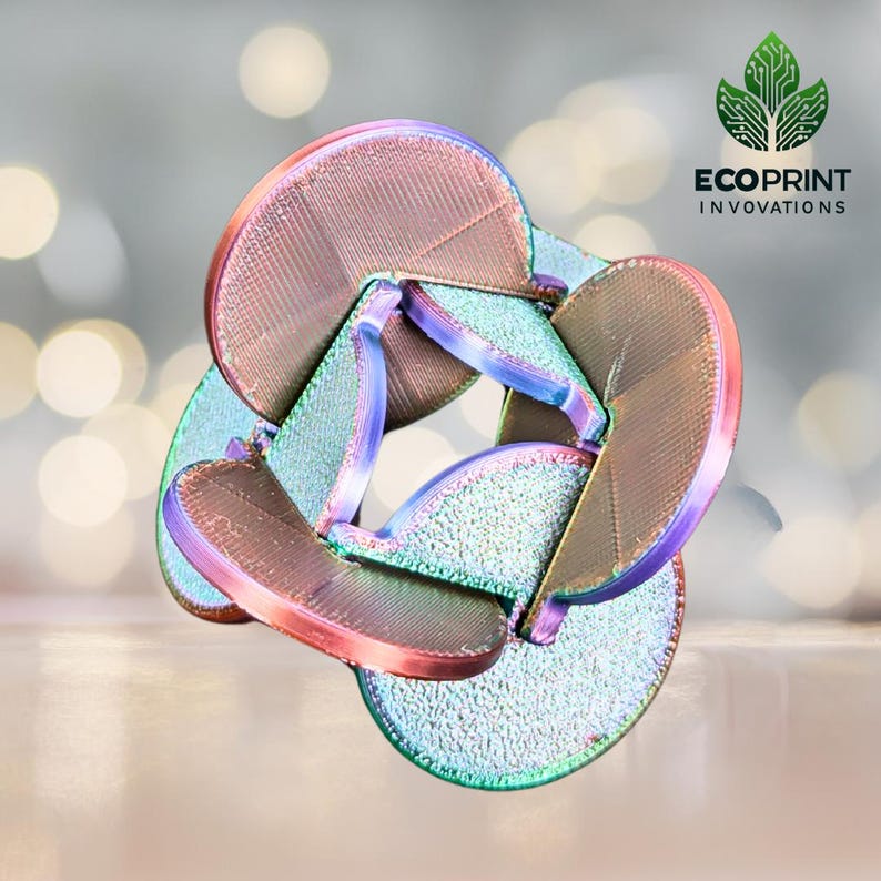 3D Printed Twister Fidget Toy – Sensory Puzzle, Stress Relief - Etsy