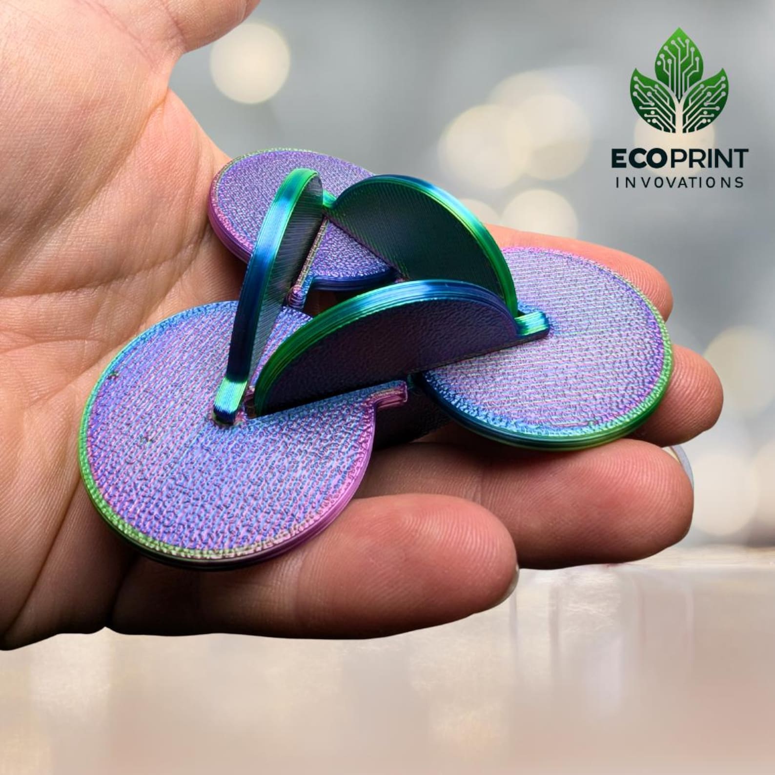 Twister Fidget Toy - Multicolour 3D Printed Sensory Aid for ADHD ...