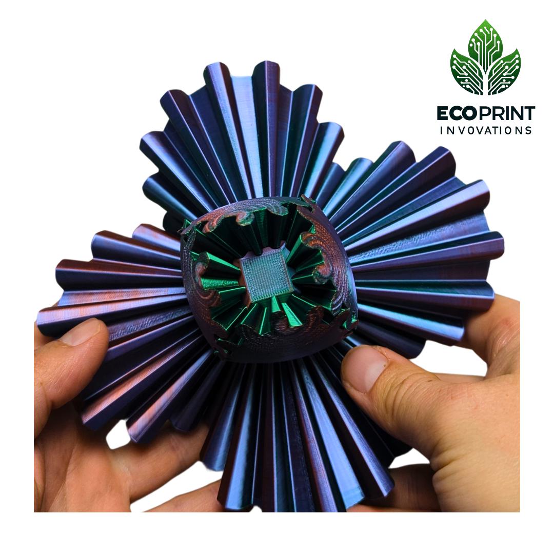 3D Printed Giant Fidget Gear Ball - the Whirling Wonder Stress Reliever ...