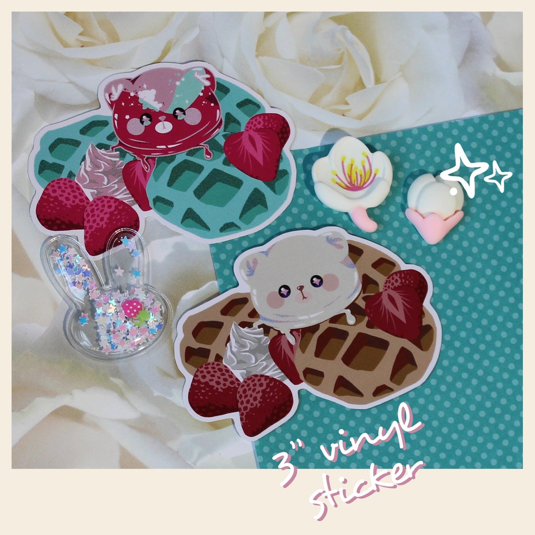 Pancakes- Vinyl Sticker, Aesthetic Stickers, Cute Stickers, Handmade ...