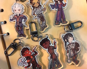 Baldurs Gate 3 - Astarion & Gale (bloodweave) Keychain / Charm - Etsy