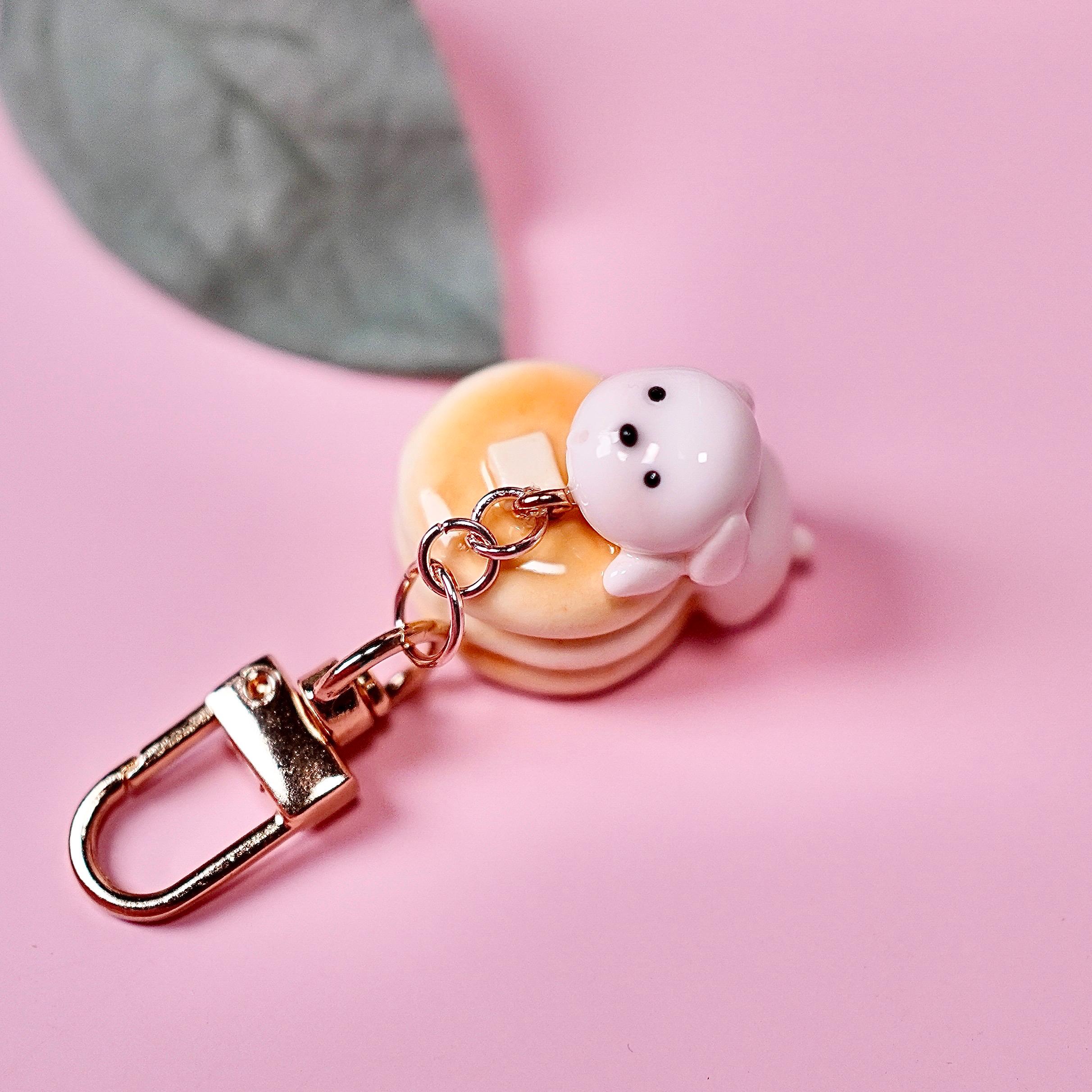 LIMITED EDITION! Kawaii Maltese and Breads Keychains | Waffles ...