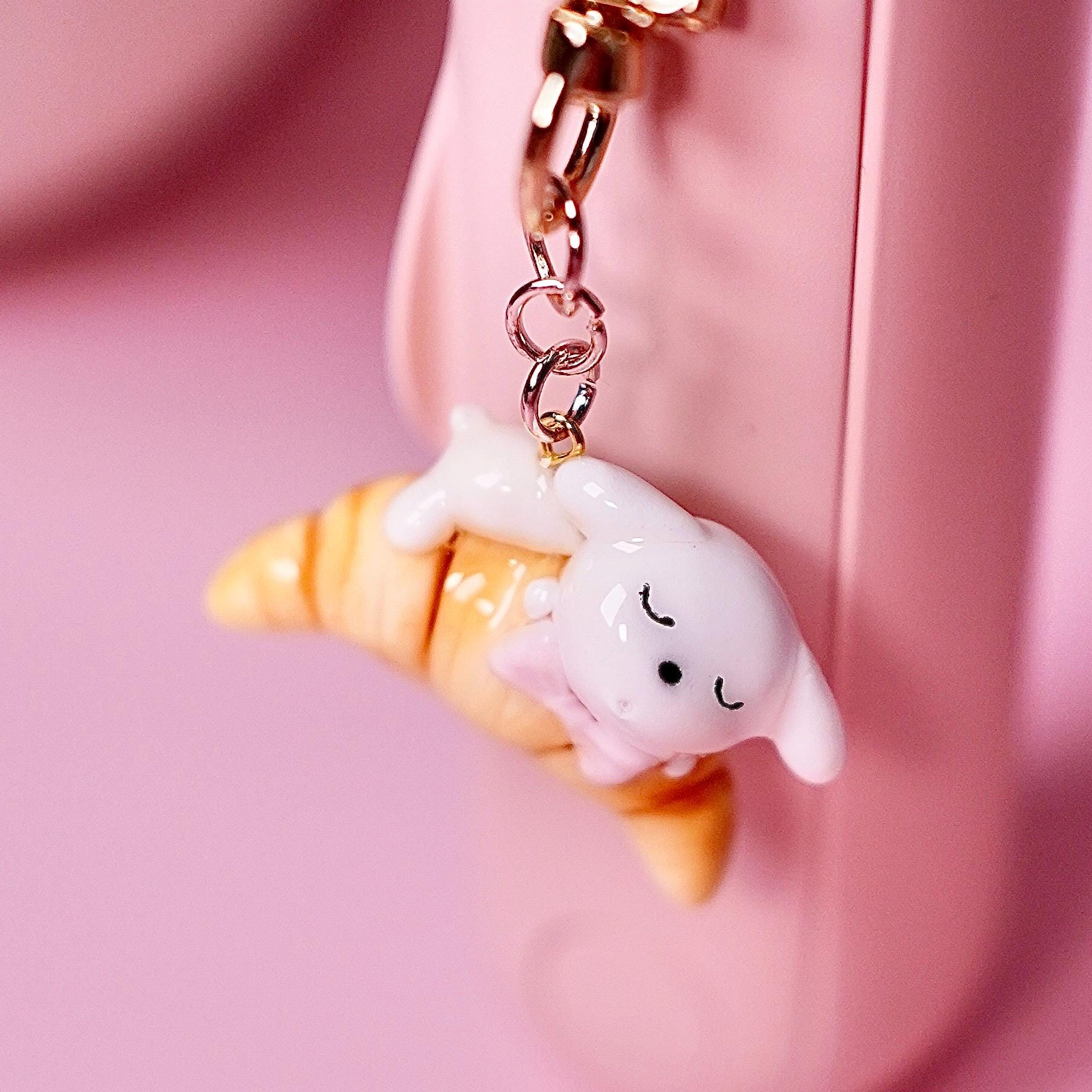 LIMITED EDITION! Kawaii Maltese and Breads Keychains | Waffles ...