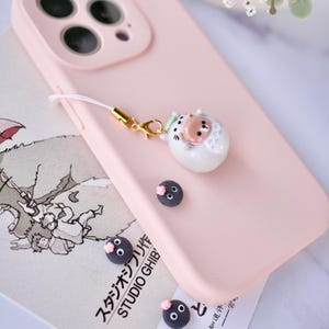 Handmade Studio Ghibli Totoro and Bear Phone Charm - Kawaii Charm ...