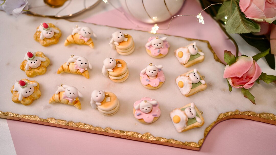 LIMITED EDITION! Kawaii Maltese and Breads Keychains | Waffles ...