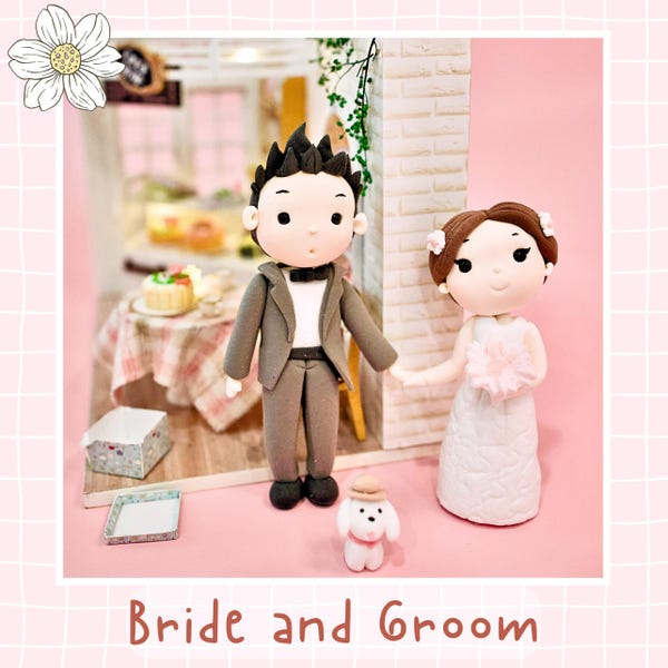 Clay Bride and Groom - Etsy