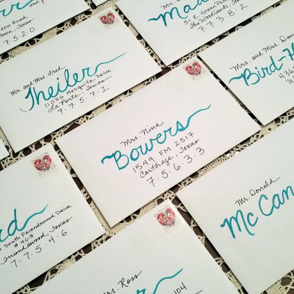 Calligraphy Envelope - Etsy