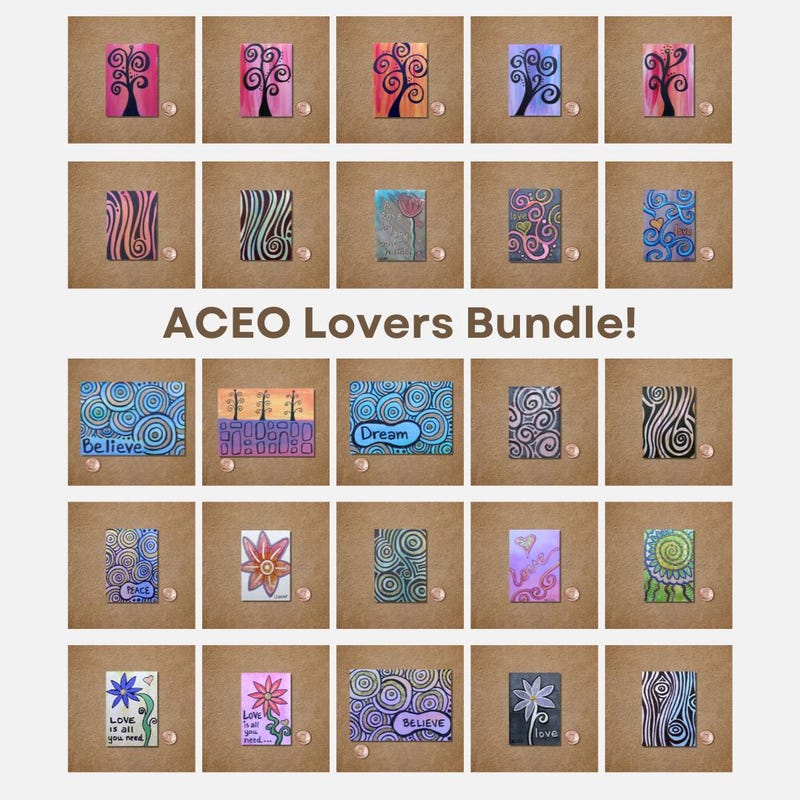 Aceo Painting - Etsy