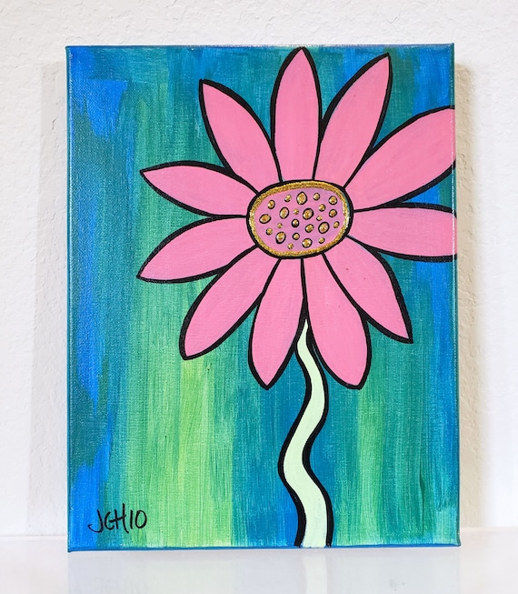 Easy Flower Painting For Kids