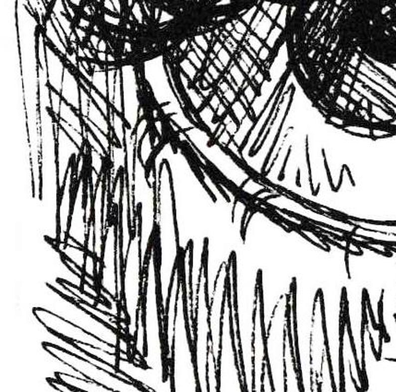 Unique Collection of Monochromatic Eye Sketches - Etsy