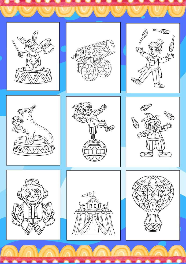 Coloring Pages, Circus Coloring Pages, Circus Acrobat Coloring Pages ...