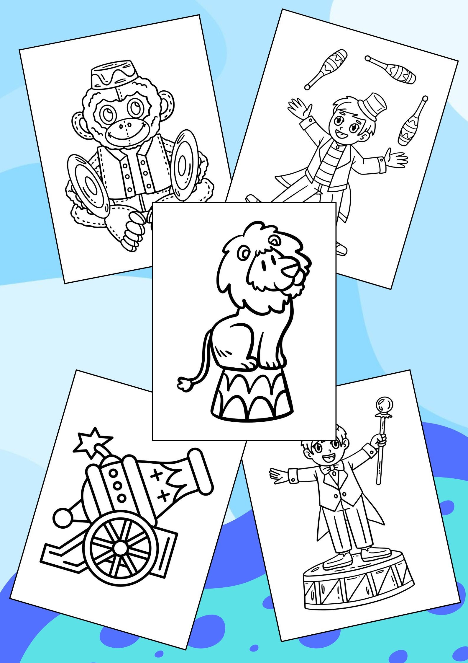 Coloring Pages, Circus Coloring Pages, Circus Acrobat Coloring Pages ...