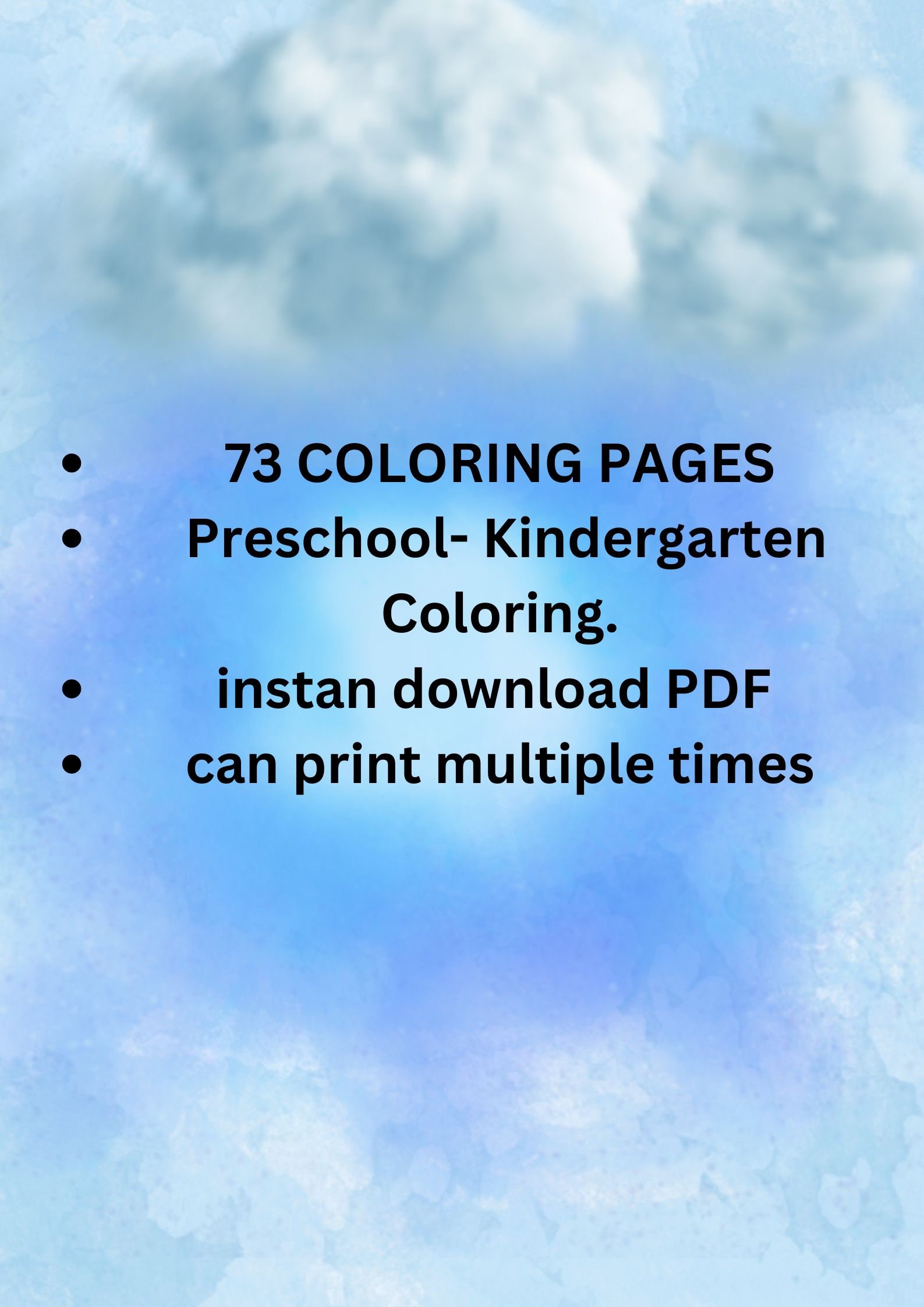 Princess Coloring Pages Kids Activity Printable for Children Art ...