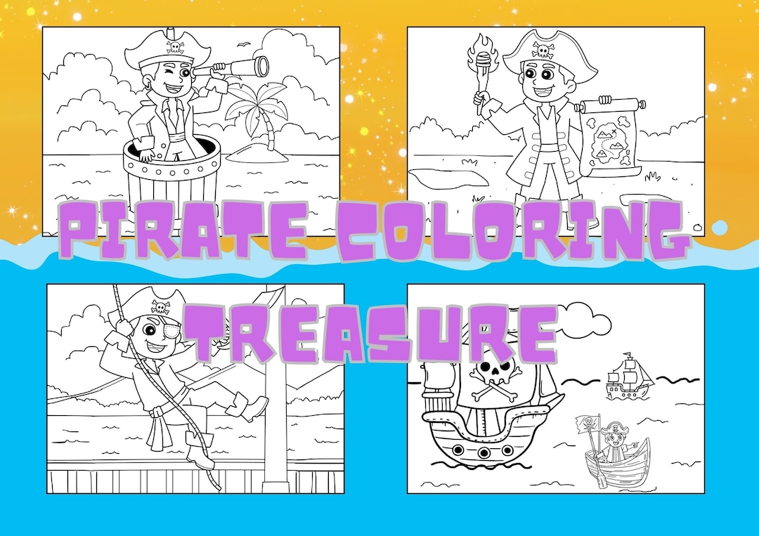 Coloring Pages, Pirate Coloring Pages, Treasure Island, Treasure Hunts ...