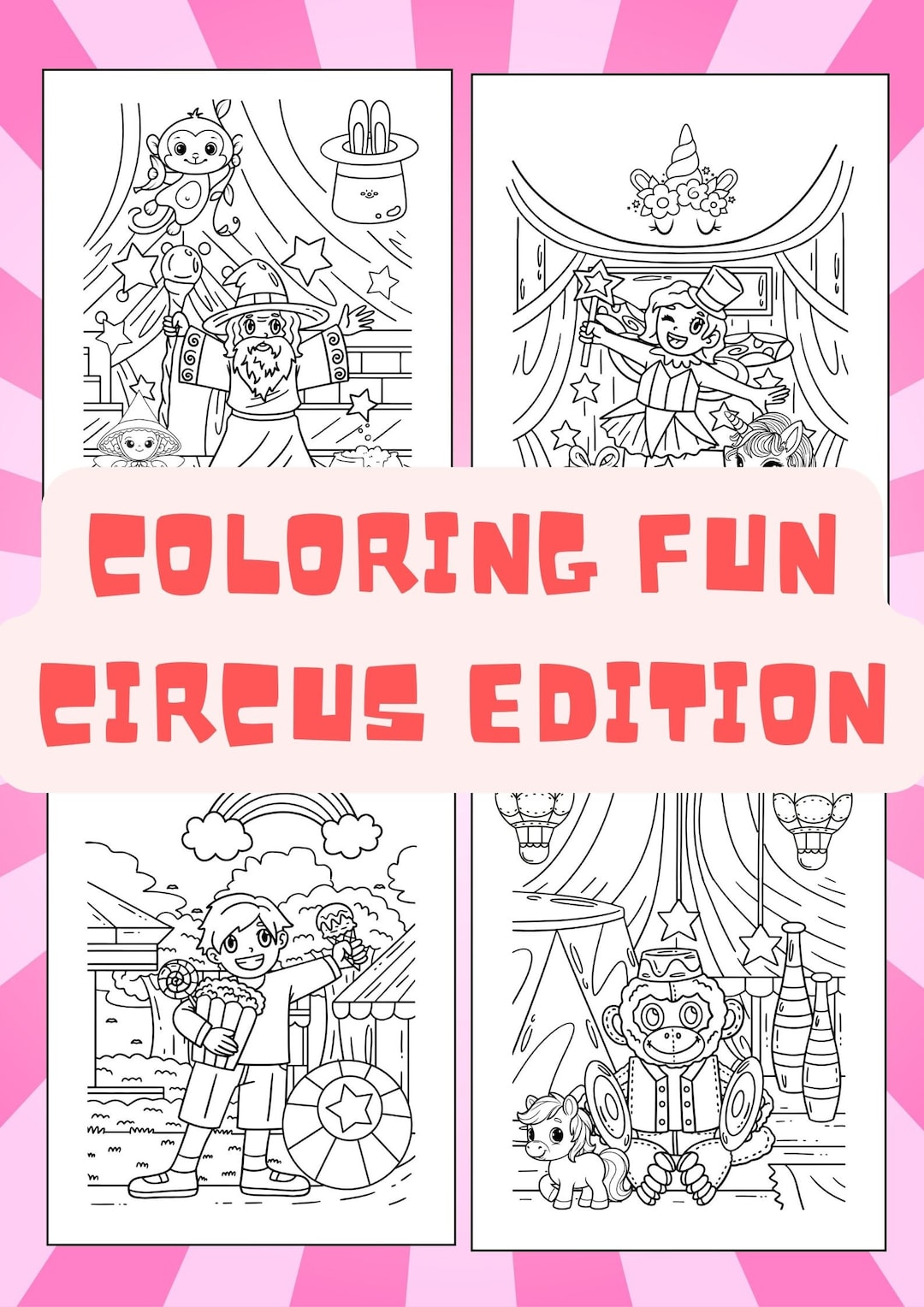 Coloring Pages, Circus Coloring Pages, Circus Acrobat, Circus Carnival ...