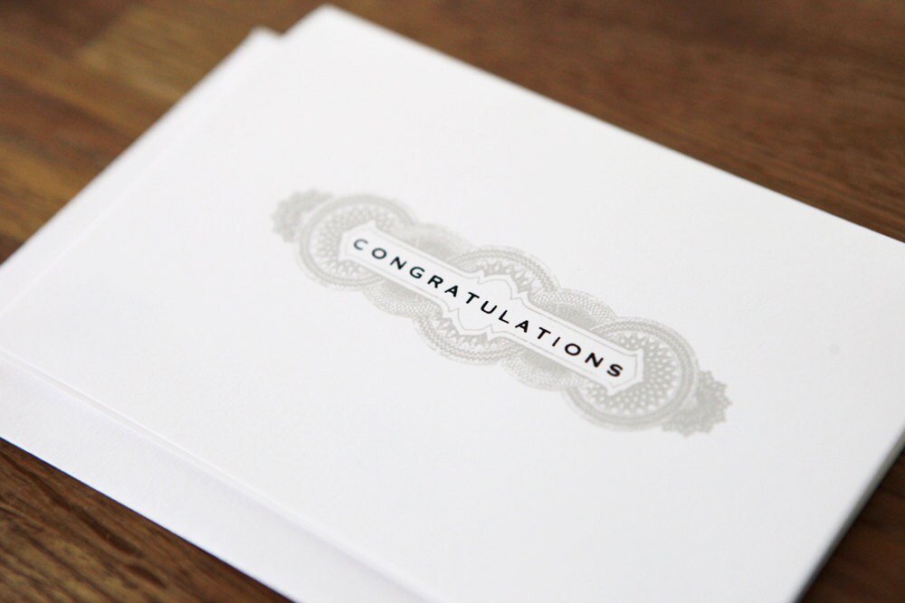 Congratulations Card - Etsy