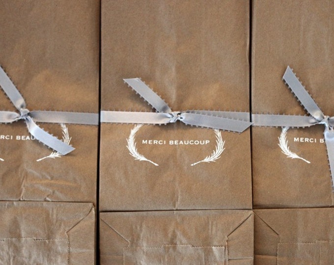 Merci Beaucoup Gift Bags - Etsy