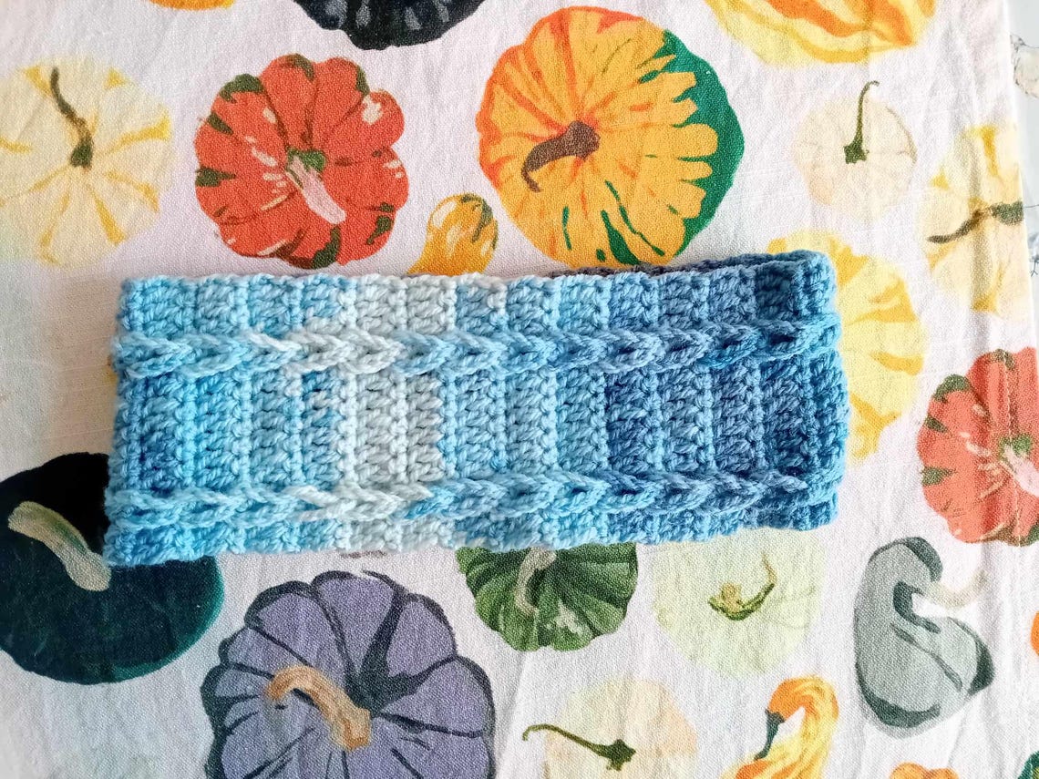 Jacob's Ladder Ear Warmer Crochet Pattern PDF - Etsy