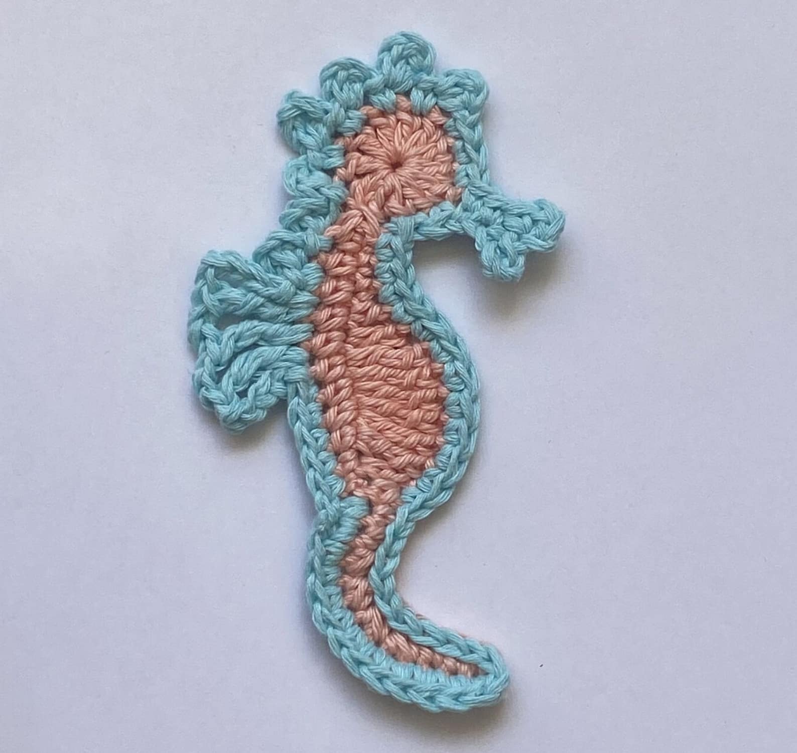 Seahorse Crochet Pattern, Seahorse Applique, Sea Motif - Etsy