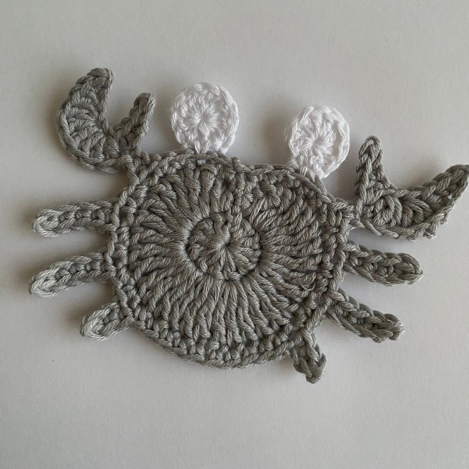 Crab Crochet Pattern, Crochet Crab Pattern, Crab Appliqué, Easy Crochet ...