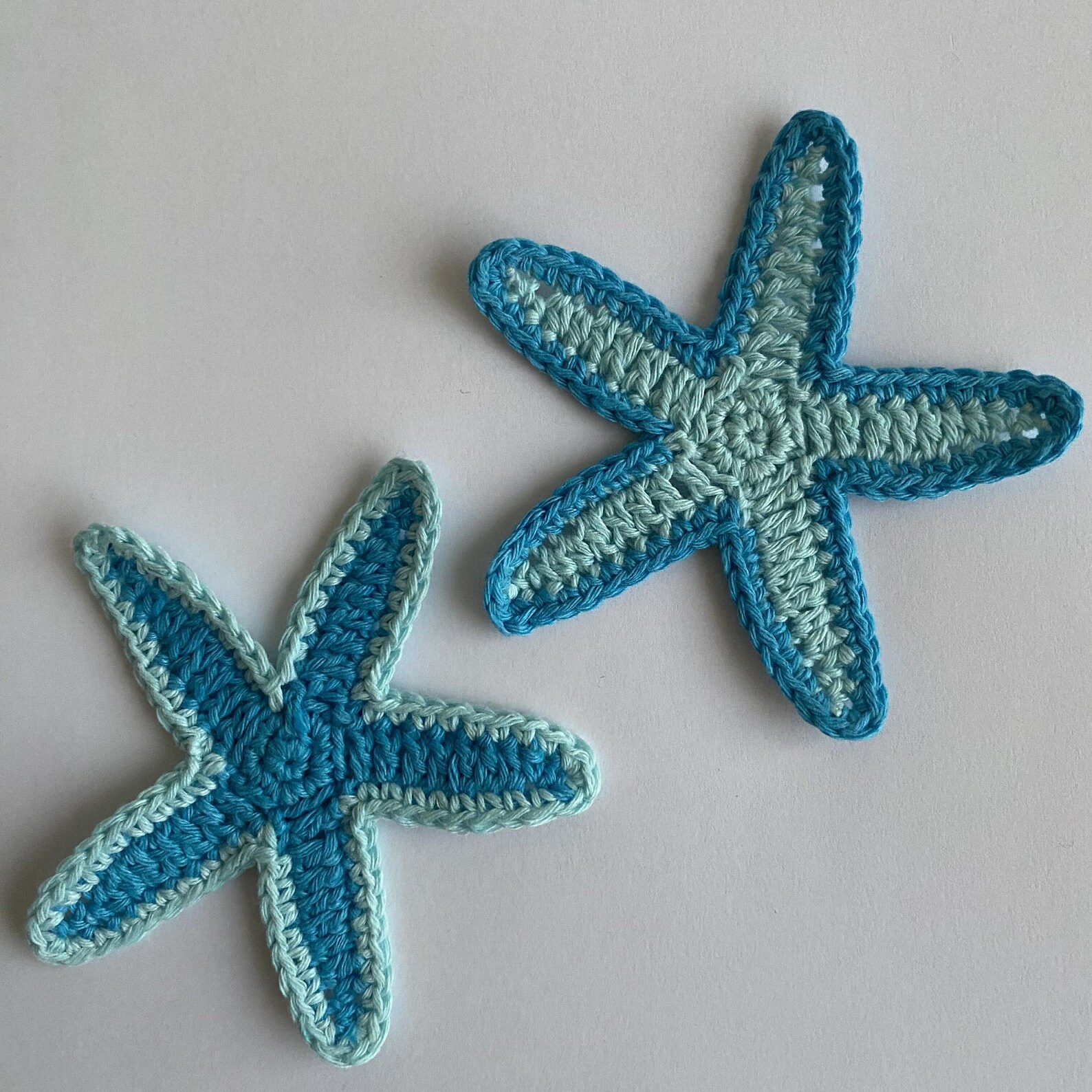 Starfish Crochet Pattern, Starfish Appliqué, Sea Motif, Sealife Crochet ...