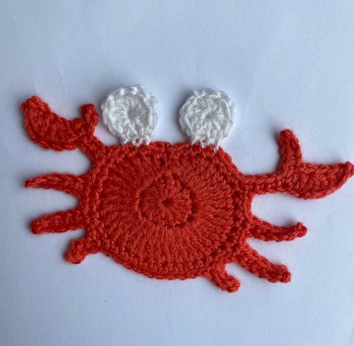 Crab Crochet Pattern, Crochet Crab Pattern, Crab Appliqué, Easy Crochet ...