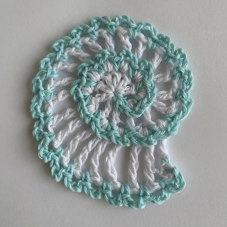 Shell Crochet Pattern, Seashell Appliqué, Sea Motif, Sealife Crochet ...