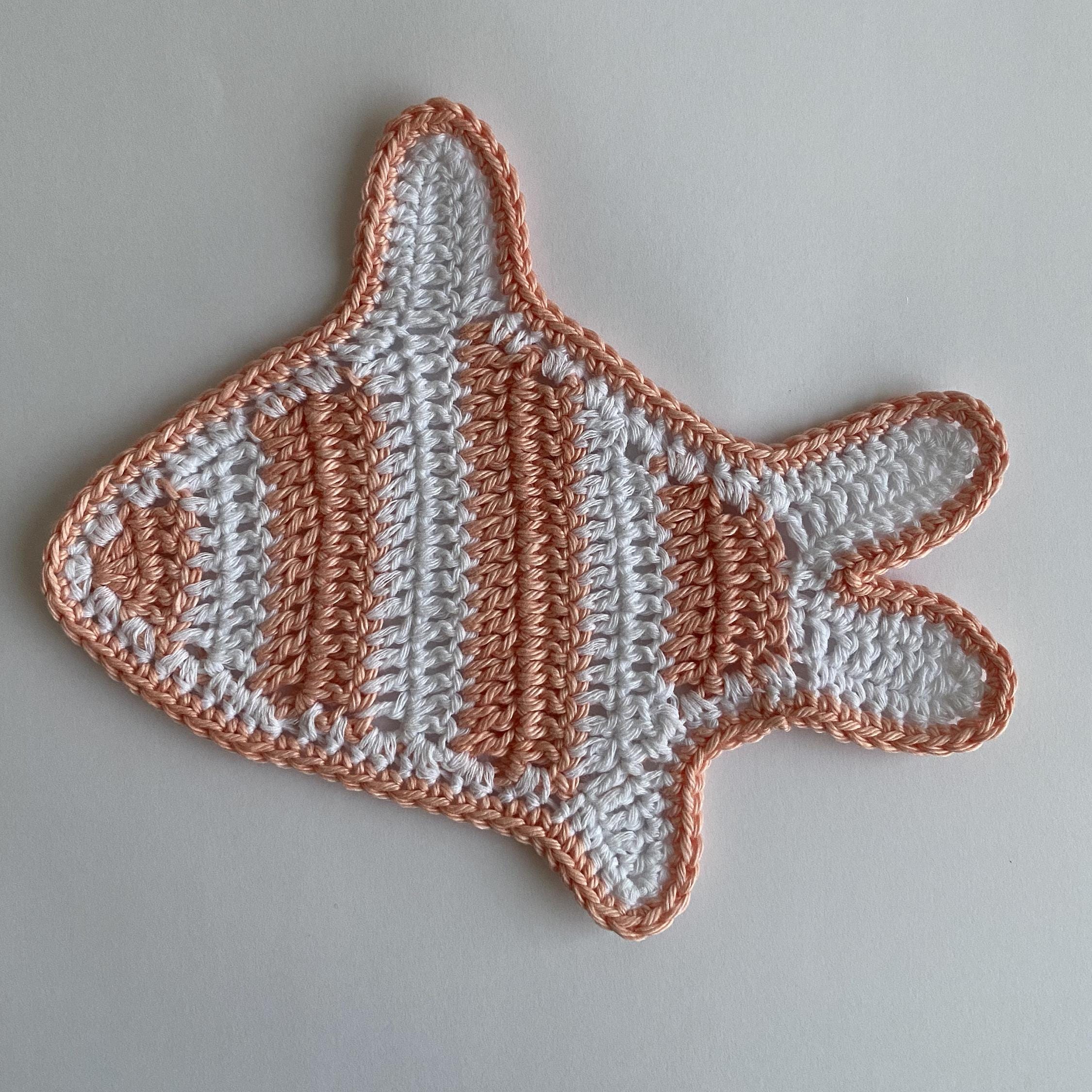 Fish Crochet Pattern, Sealife Crochet Collection, Sea Motif, Appliqué ...