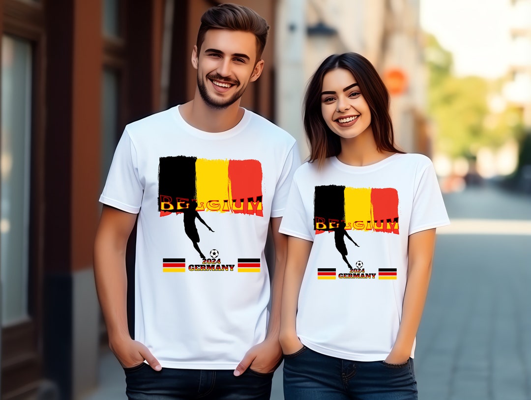 Euro 2024 Fan Football Belgium T Shirts Adults Sizes Various Colours - Etsy