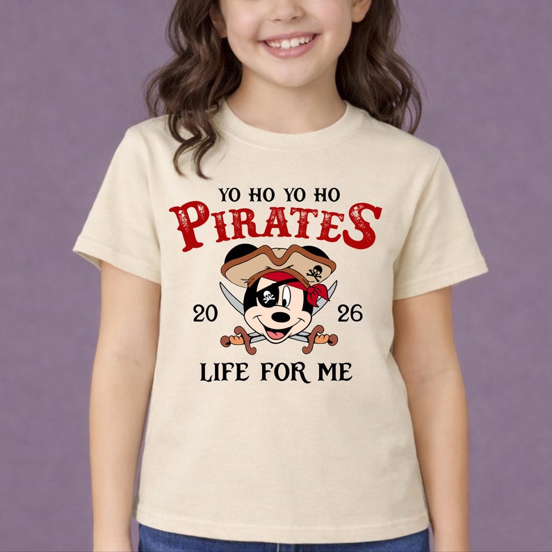Disney Pirates Shirt 2026 Family Matching Shirts Yo Ho Pirates Life for ...