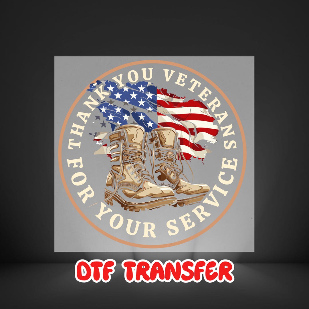 Thank You Veterans Dtf Transfer, Usa 250th Anniversary Iron On, 1776 ...