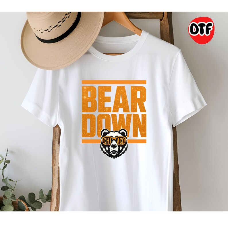 Bears Dtf Transfer, Ready to Press Iron On,game Day Fan Apparel - Etsy