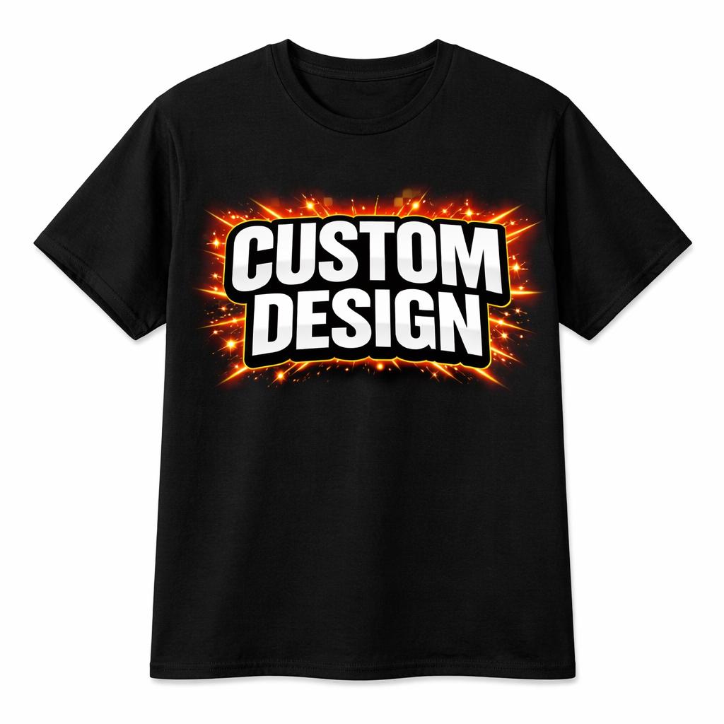 Custom Design T-shirt, Personalized Graphic Tee, Your Logo Here Shirt ...