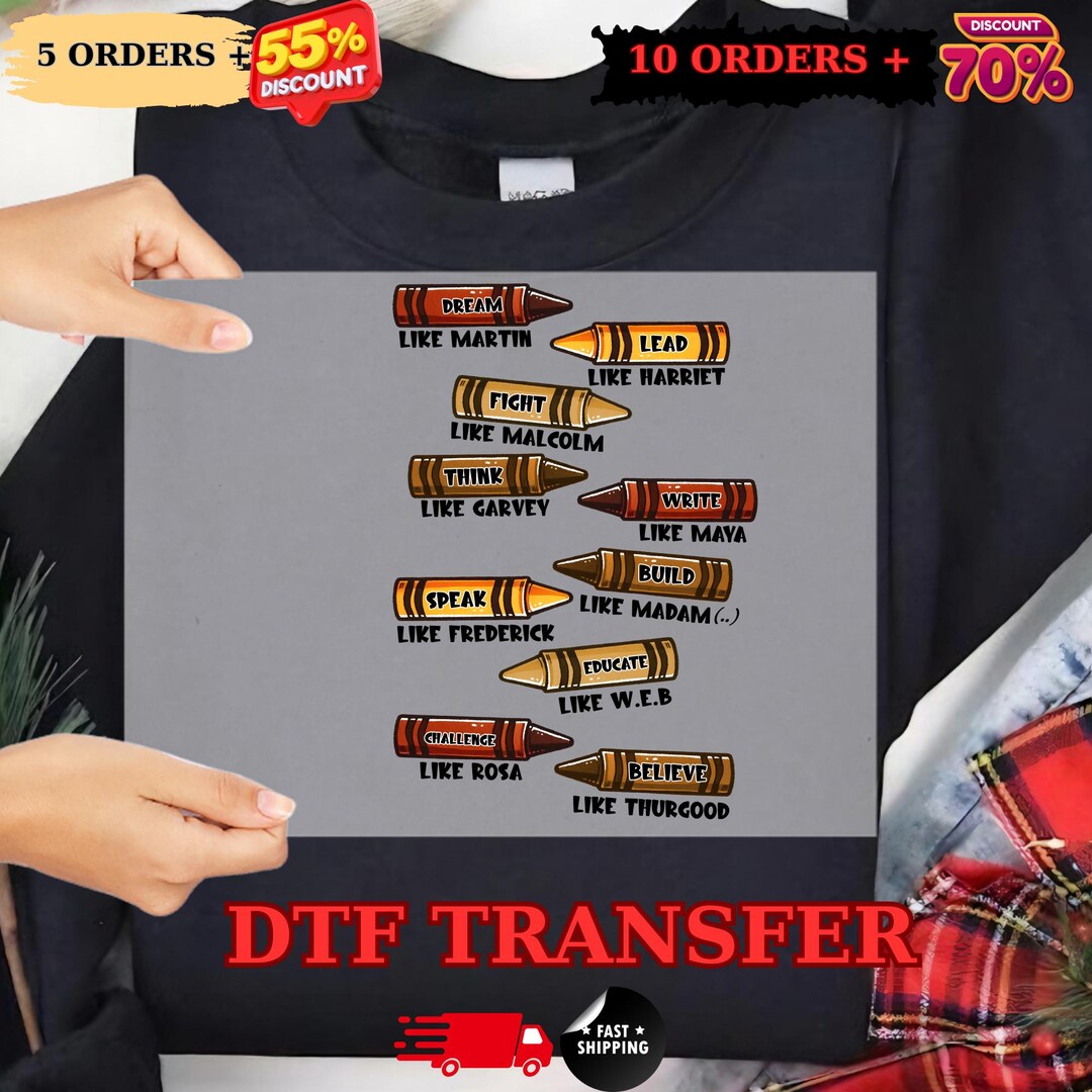 Black Leaders Dtf Transfer, Fight Like Malcolm Challenge Like Rosa ...