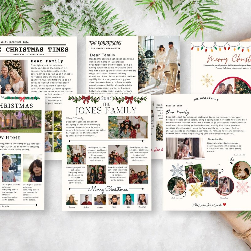 December in Review Card - Etsy