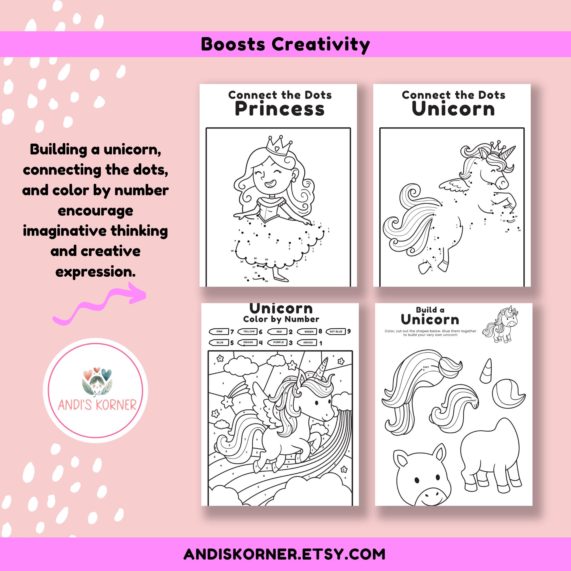 Princess Unicorn Activity Pack | Princess Unicorn | Activity Pack ...