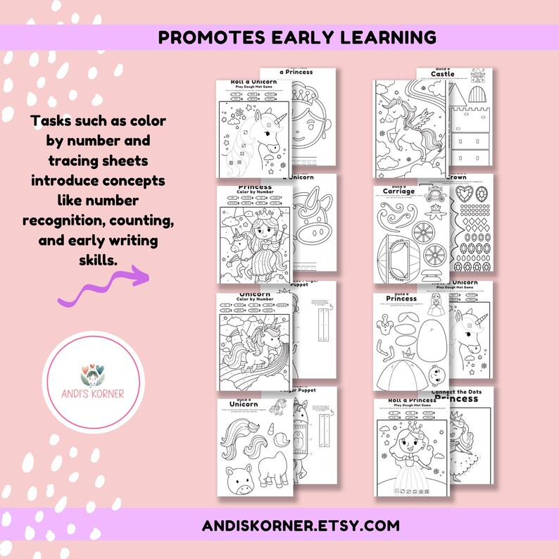 Princess Unicorn Activity Pack | Princess Unicorn | Activity Pack ...