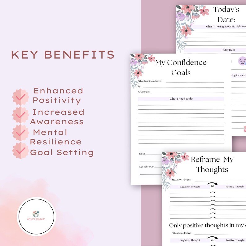 Printable Gratitude Journal - Cultivate Self-love With Daily Gratitude ...