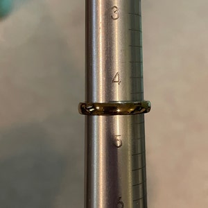 Heat Treated/colored Titanium Ring, 3mm Dome, US Size 4.5, Polished - Etsy