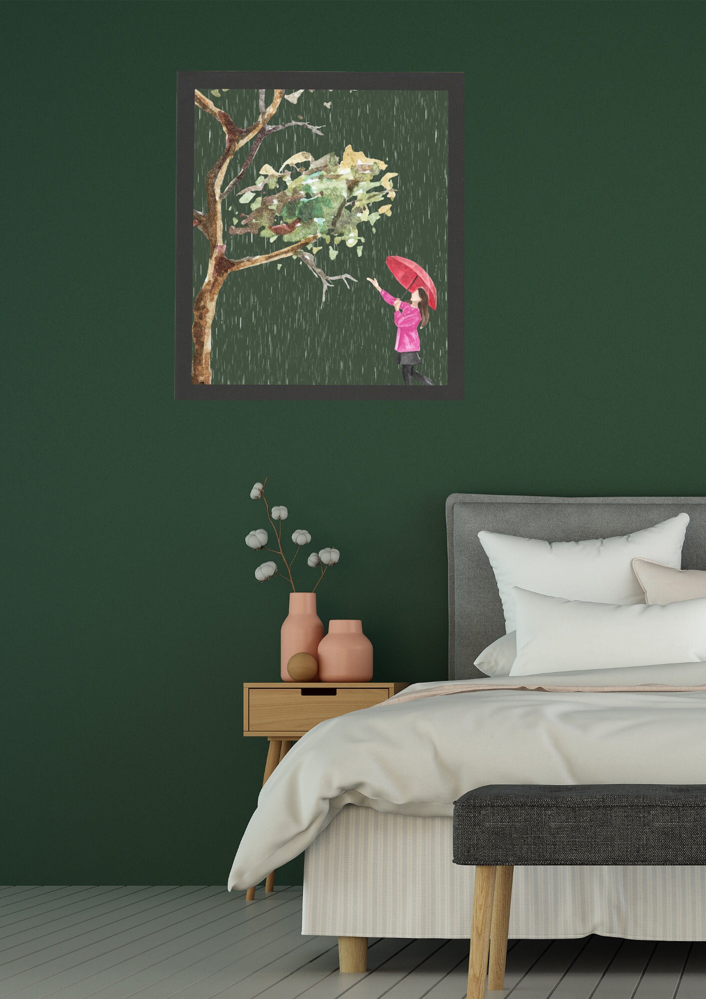 Four Season Printable Wall Art | Rainy Season Wall Art Decor | Four ...