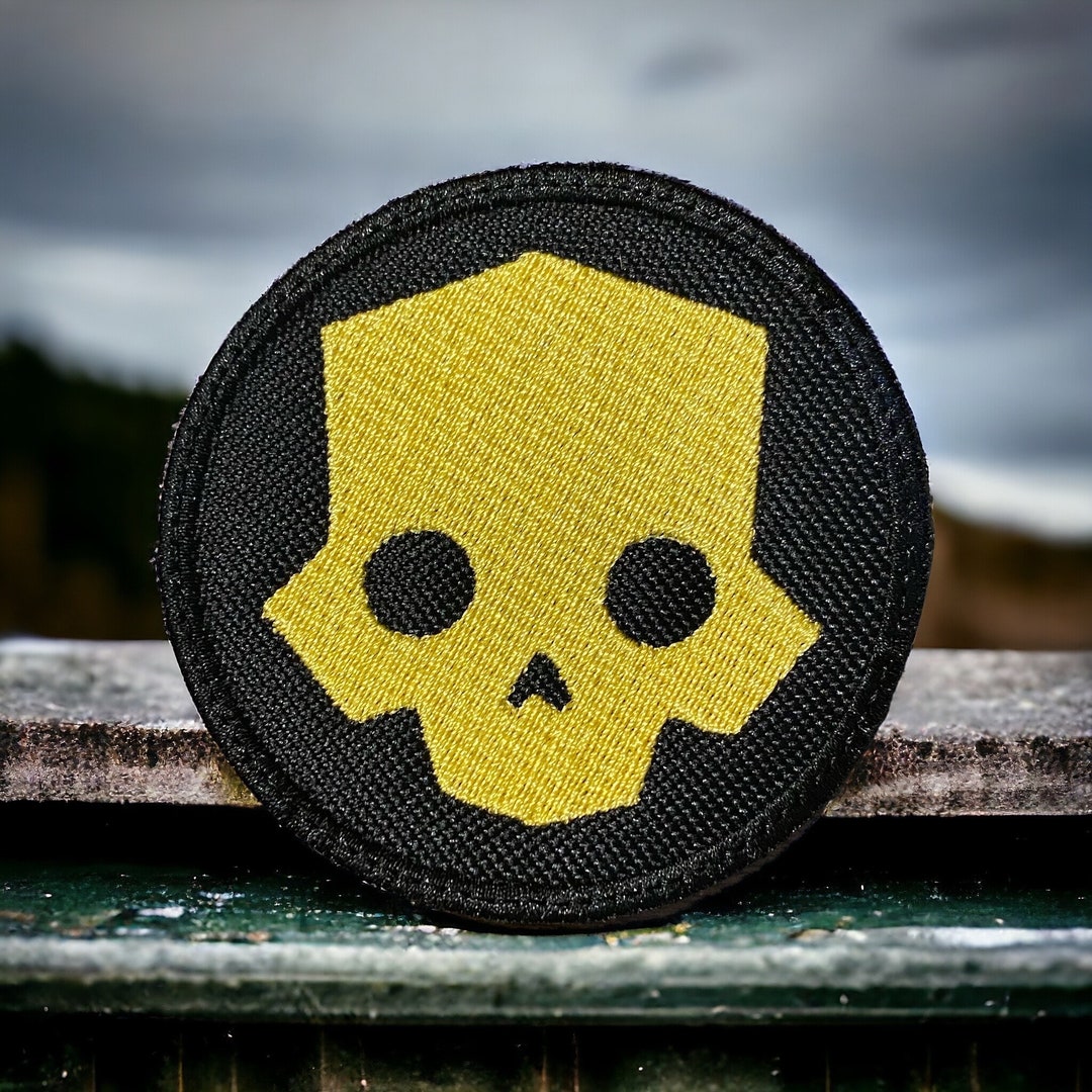 Helldivers 2 Skull Logo Patch 3 Embroidered Iron-on, Sew-on, or Hook ...