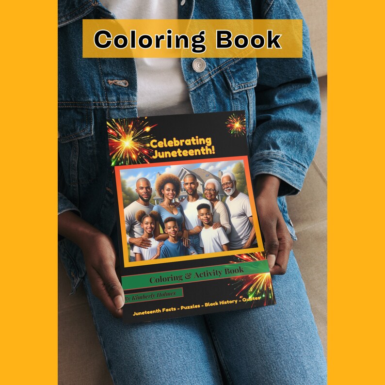 Celebrating Juneteenth Coloring & Activity Book Black History ...