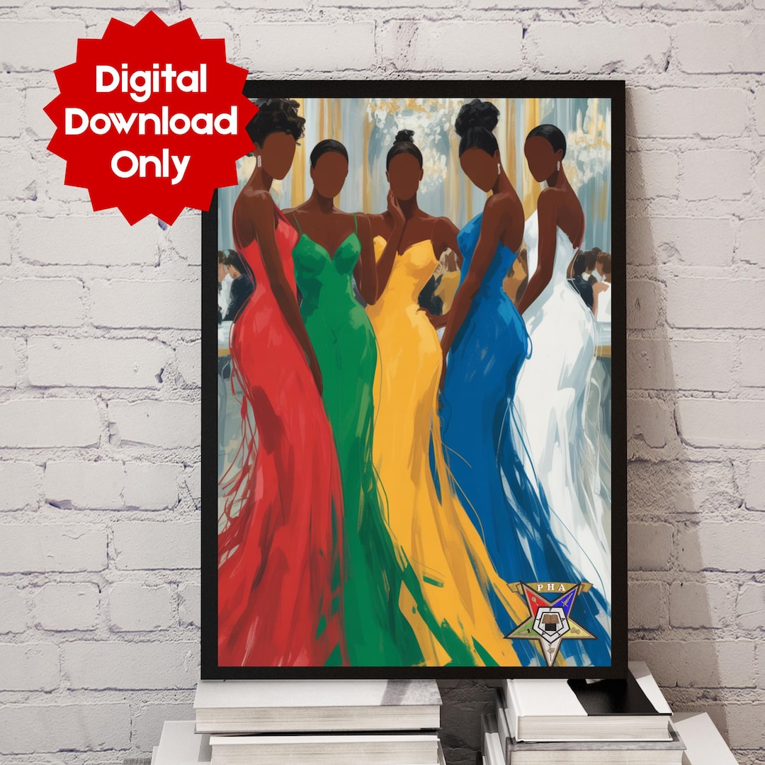 OES | PHA | Prince Hall | Order of the Eastern Star | Wall Art | Black ...