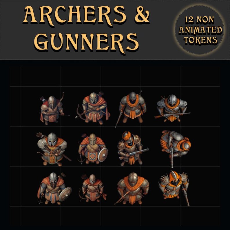 Dnd Tokens Pack for VTT, Dwarven Infantry - Etsy