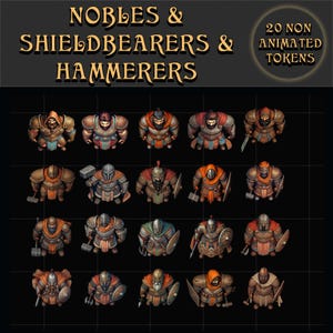 Dnd Tokens Pack for VTT, Dwarven Infantry - Etsy