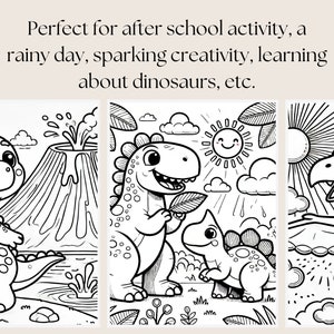 40 Cute Dinosaurs Coloring Pages, Dinosaurs Printable, Coloring ...